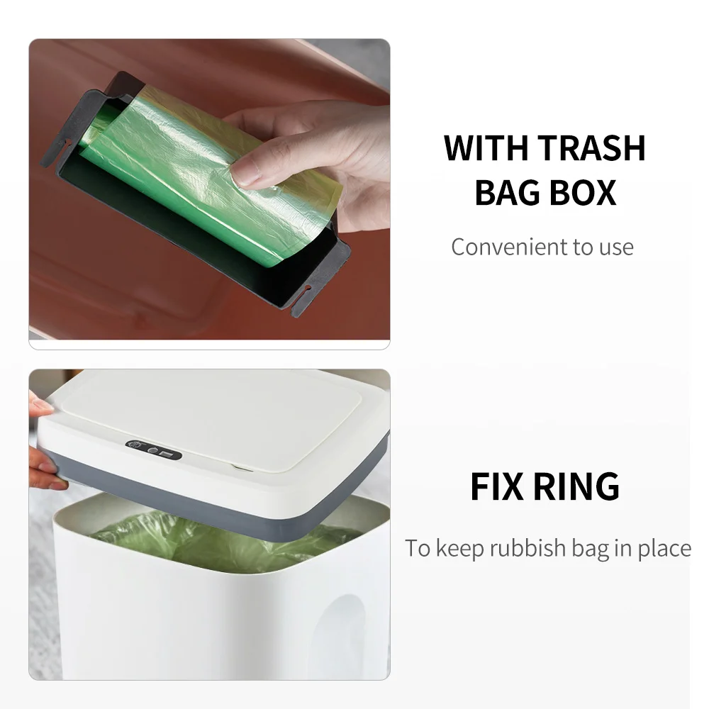 Smart Trash Bins - Durable, Sensor-Activated Waste Solutions