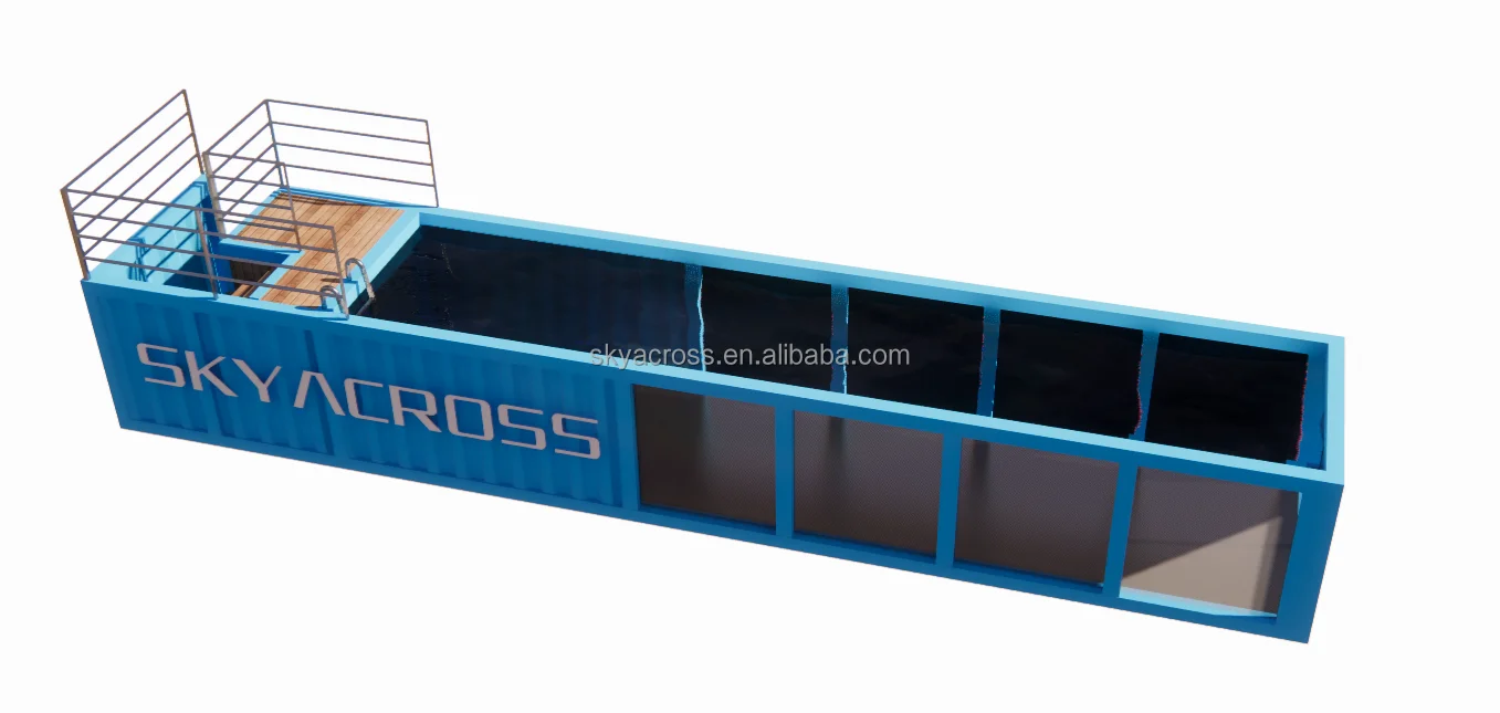 40 Foot Shipping Container Transformed Swimming Pool Mini Pool for ...