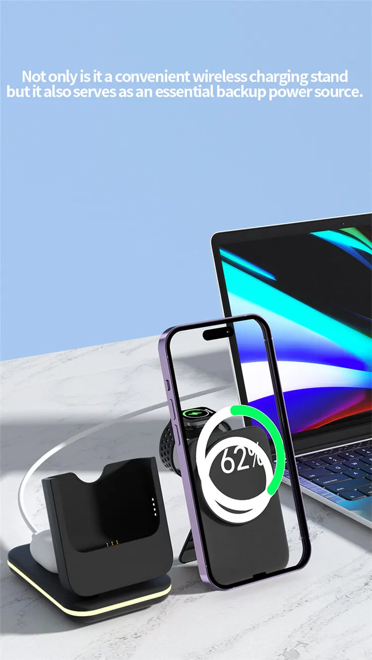 2024 Trend New Products Battery Pack Powerbank 5000mah Detachable 3 In ...