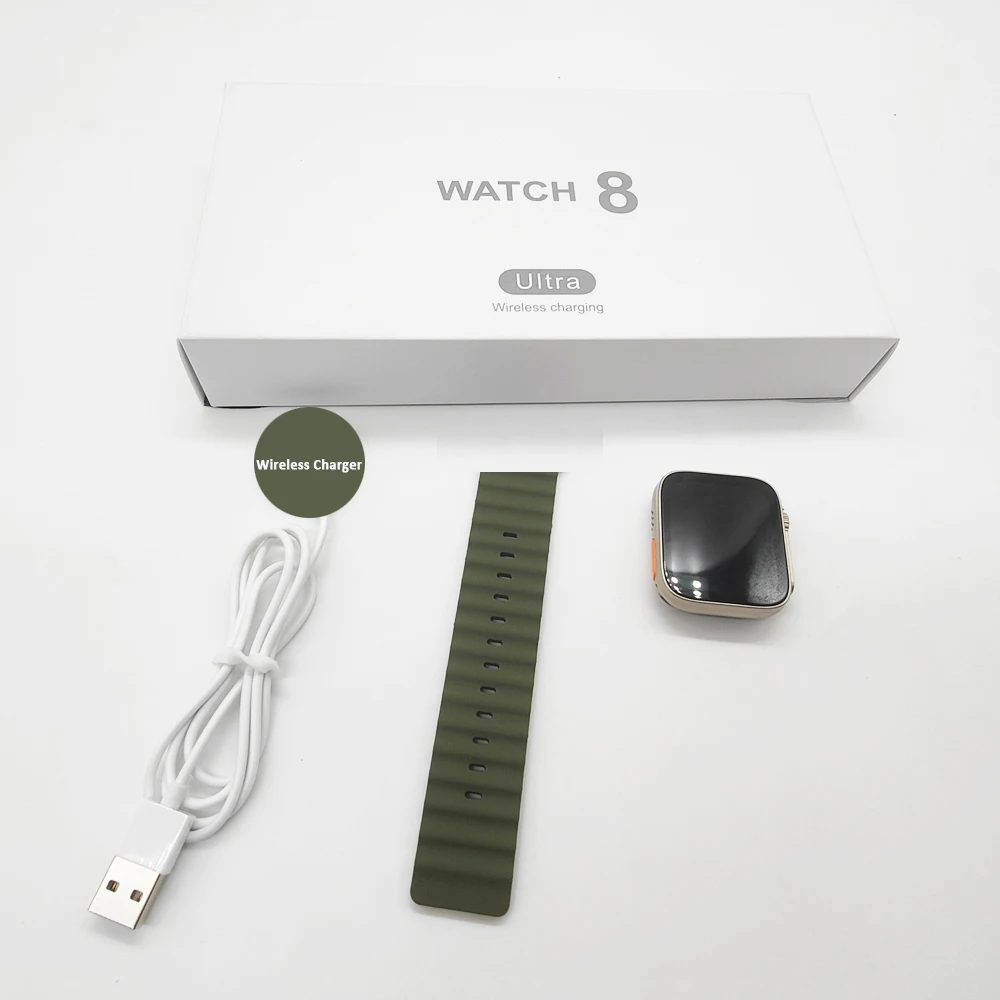 2023 Élégant Smartwatch M9 Ultra Smartwatch Exercice Fitness Mesure Fréquence Cardiaque W68 H10 ...