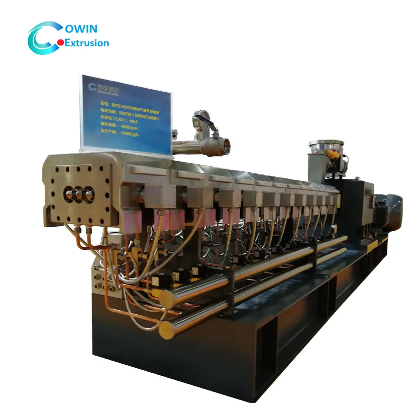 Various Reaction Extrusion Plastic Extruder Machinery Triple Screw ...