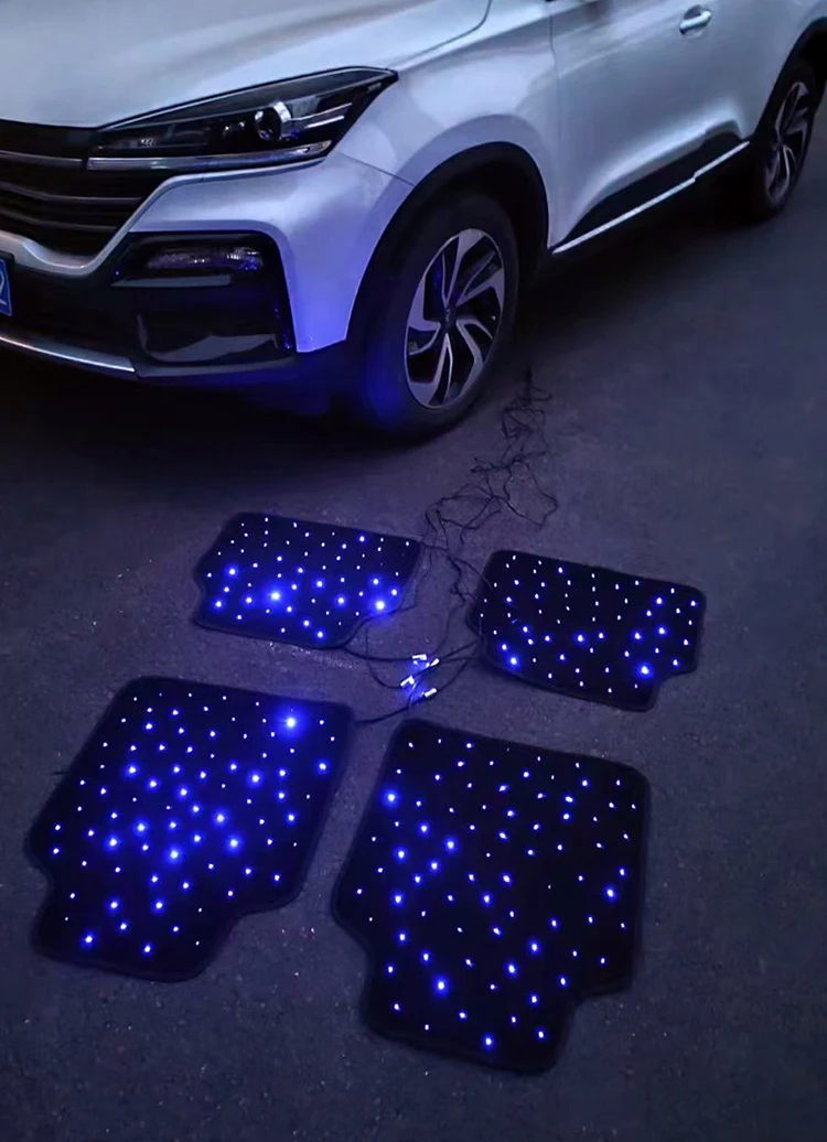 Starry Sky Car Foot Mats - Illuminate Your Ride