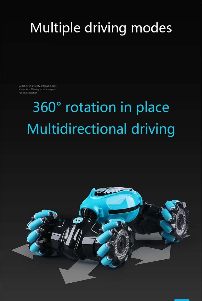 Rc Stunt Morph Cars Kids Toys Double-sided Drive 2.4g Electric Remote ...