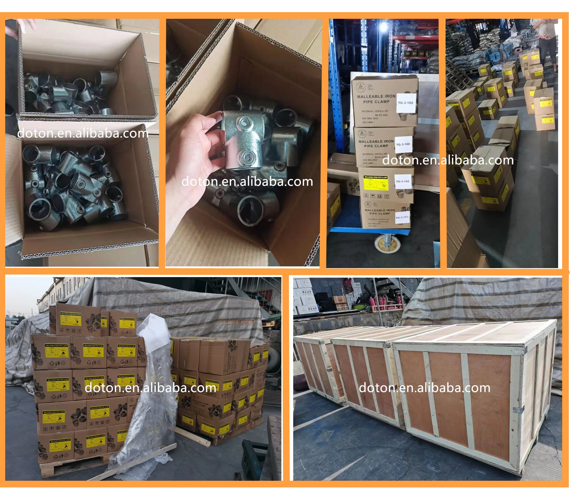 Cast Iron Key Clamp Fittings Greenhouse Tube Clamp - Buy Cast Iron Key ...