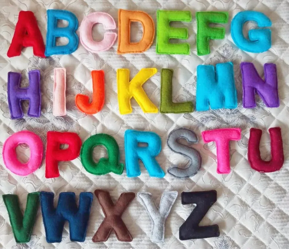 Felt Letter Preschool Felt Learning Alphabet Felt Educational Toy ...