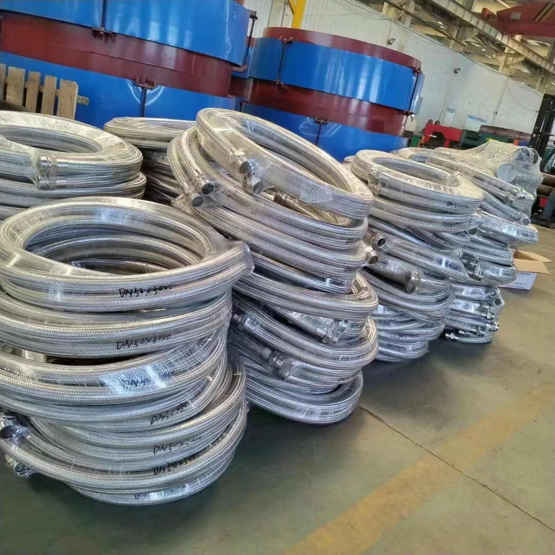 High Pressure Stainless Steel Hose Braided Convoluted Flexible Metal ...