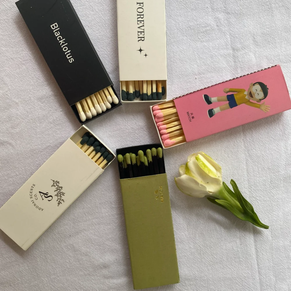 Personalized Creative Matches Stick Safety Box Various Colors Matches ...