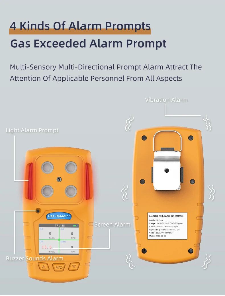 Safewill Wholesale Electrochemical Multi Gas Analyzer 4 in 1 Gas ...