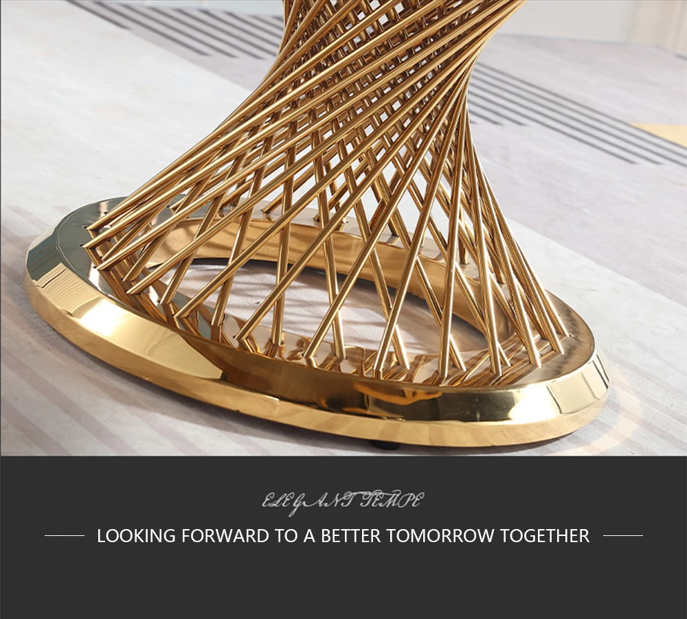 Luxury Modern Marble Coffee Table Round Coffee Table Center Table ...