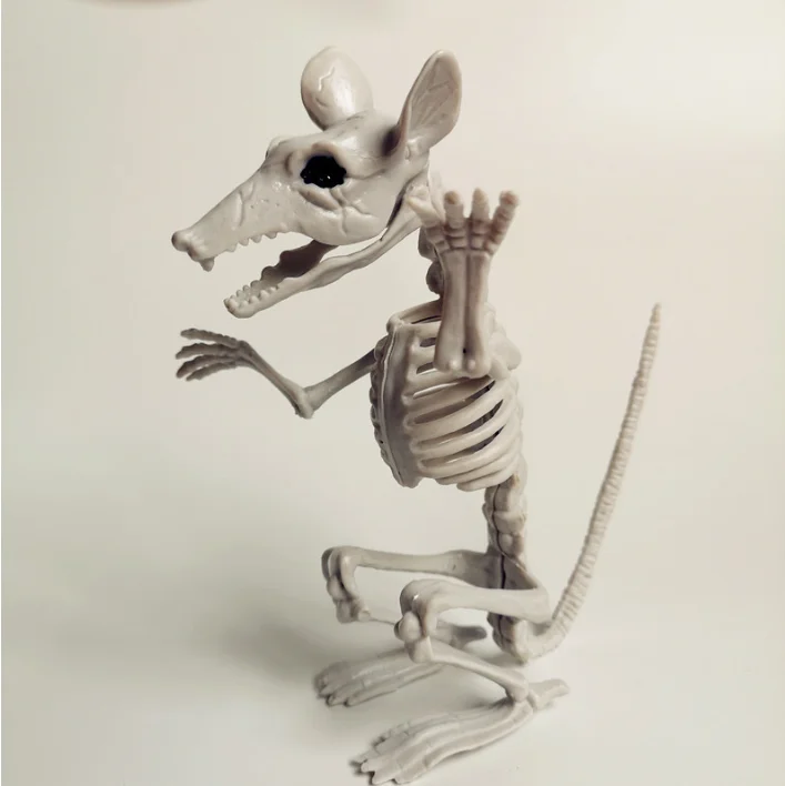 Party Tricky Props Rat Skeleton Realistic Halloween Mouse Skeleton ...