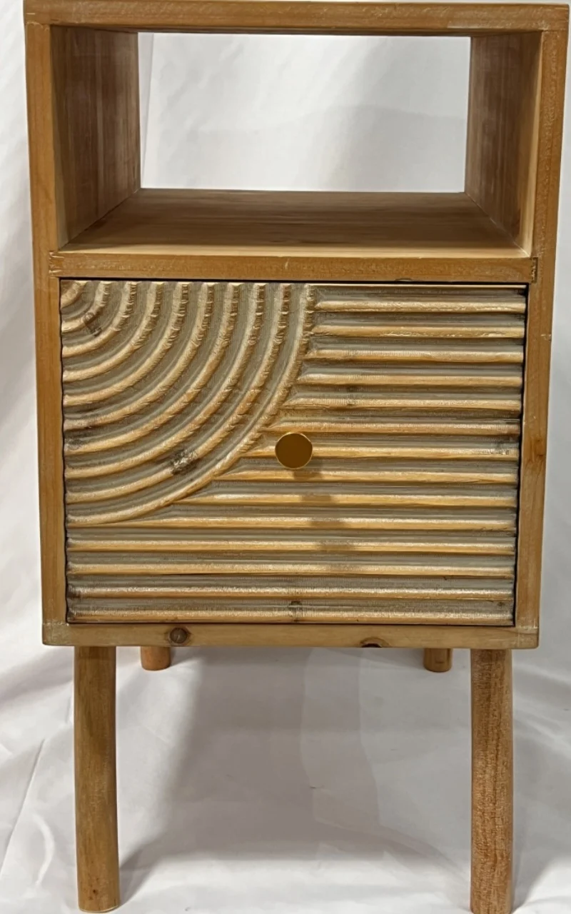 Bedroom Furniture Modern Simple Solid Wood Bedside Table Nordic Bedside ...