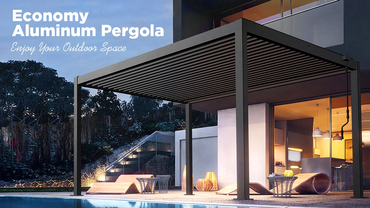 Greenawn Pergola - Durable 3x3m Outdoor Veranda System