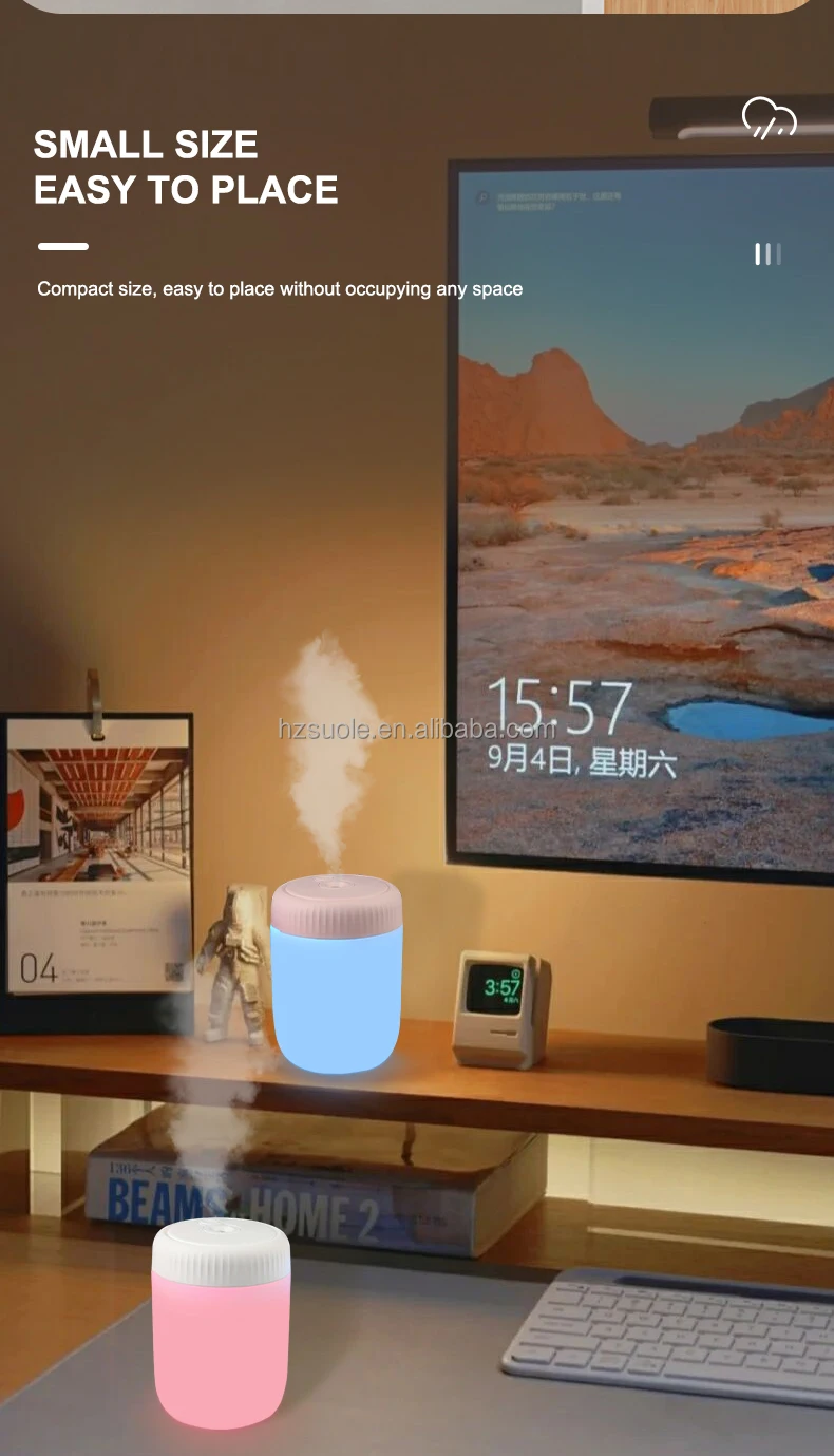 Soler X37 Usb Humidifiers Mist Maker With Colorful Night Light Mini ...