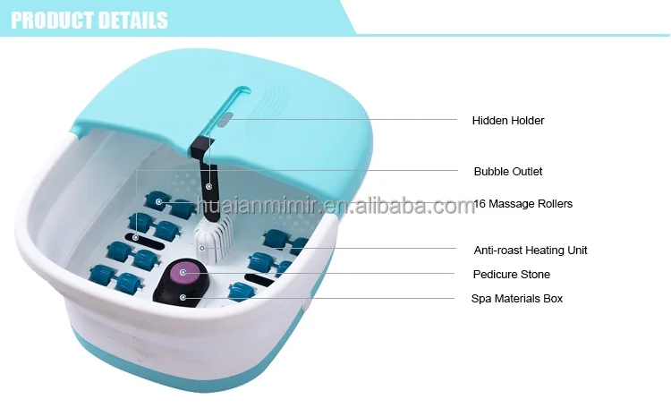 Alibaba.com: Warm Water Foot Spa Bath Massager Foot Bath Bucket for ...