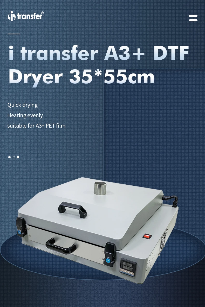 A3+ Dtf Transfer Film Curing Oven Hot Melt Powder Fast Baking Large Dtf ...