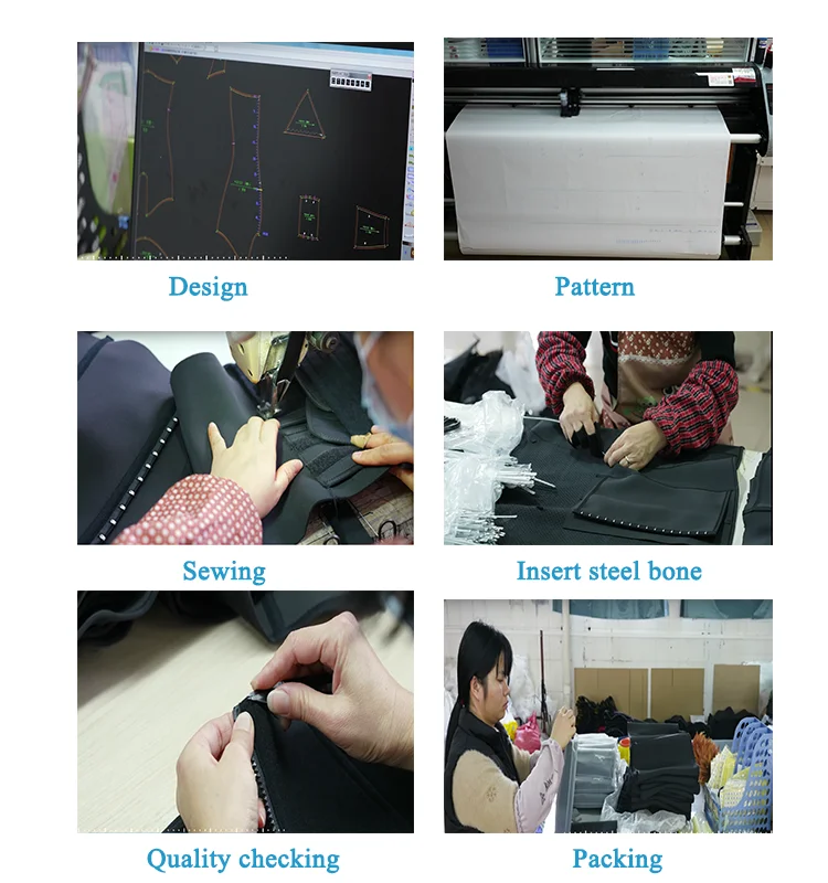 Custom Steel Bone Liposuction Post Surgery Fajas Colombianas Shapewear ...