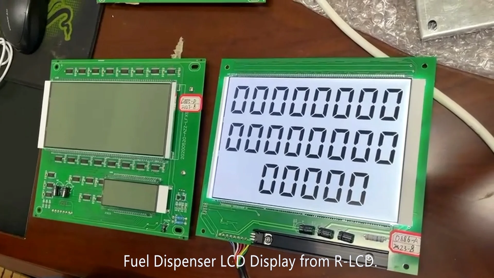 6 Digits Glass Segment Lcd Display Langfang 885 886 Lcd 168pins Lcd ...