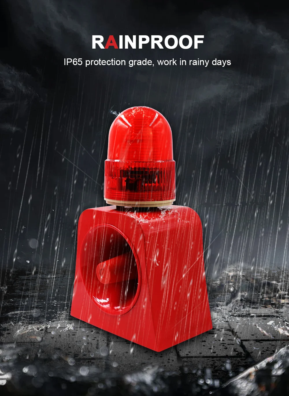 Horn and Beacon - Motion Activated Warning System