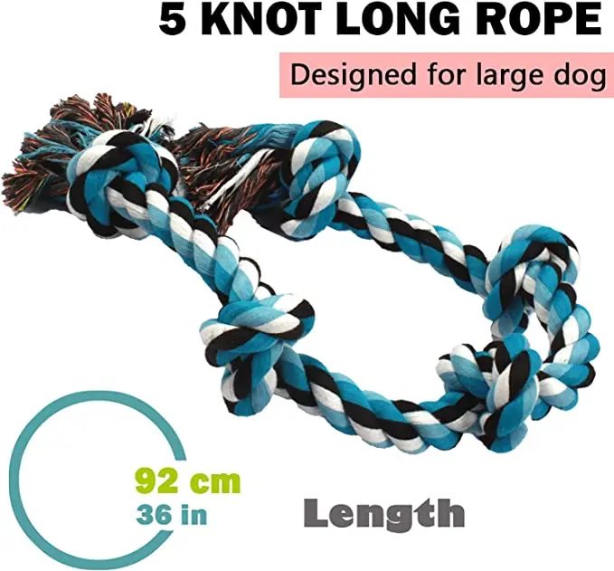 Indestructible Dog Rope Toys - Perfect for Aggressive Chewers