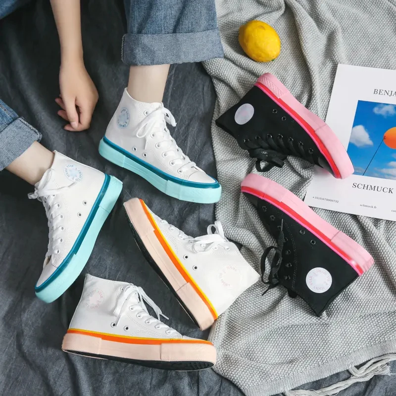 Low Price Custom High Top Skateboard Casual Canvas Shoes Wholesale ...