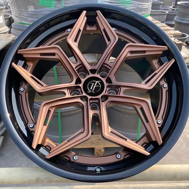 Yufei 2 Piece Wheels Five Spokemachine Face 5x127 Light Weight Rims ...