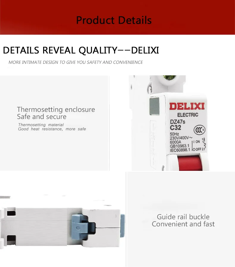 Delixi Dz47s MCB - Reliable Current Protection Solutions