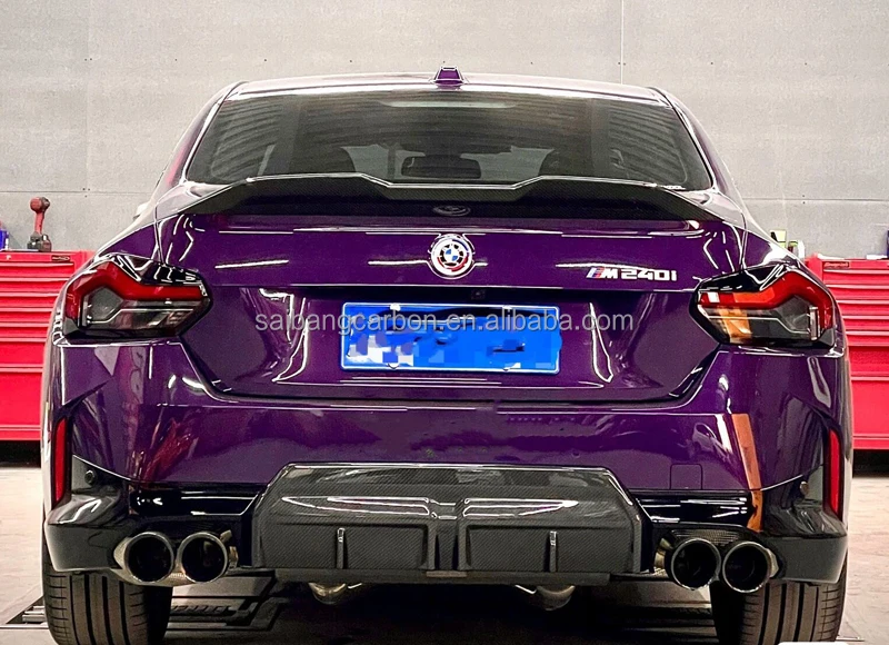 MP Style Carbon Fiber Rear Duckbill Spoiler for BMW G42 G87 M2| Alibaba.com