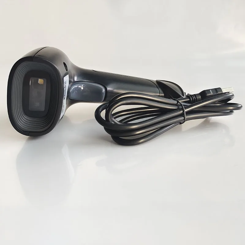 Wired USB Barcode Scanner Portable Barcode Reader Handheld QR Code ...