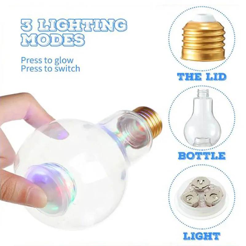 Light Bulb Cups - LED Party Mugs with Straw & Digital Printing