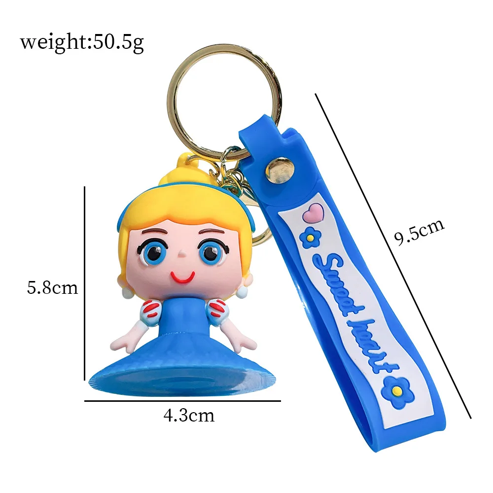 New 3d Pvc Cartoon Anime Characters Key Chain Cute Car Key Schoolbag ...