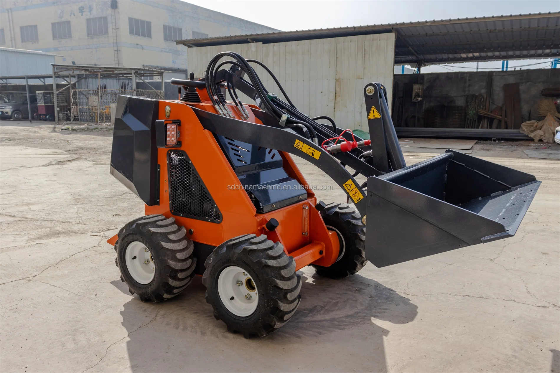 China Skid Steer Dingo Stand on Attachments Mini Crawler Skid Steer ...