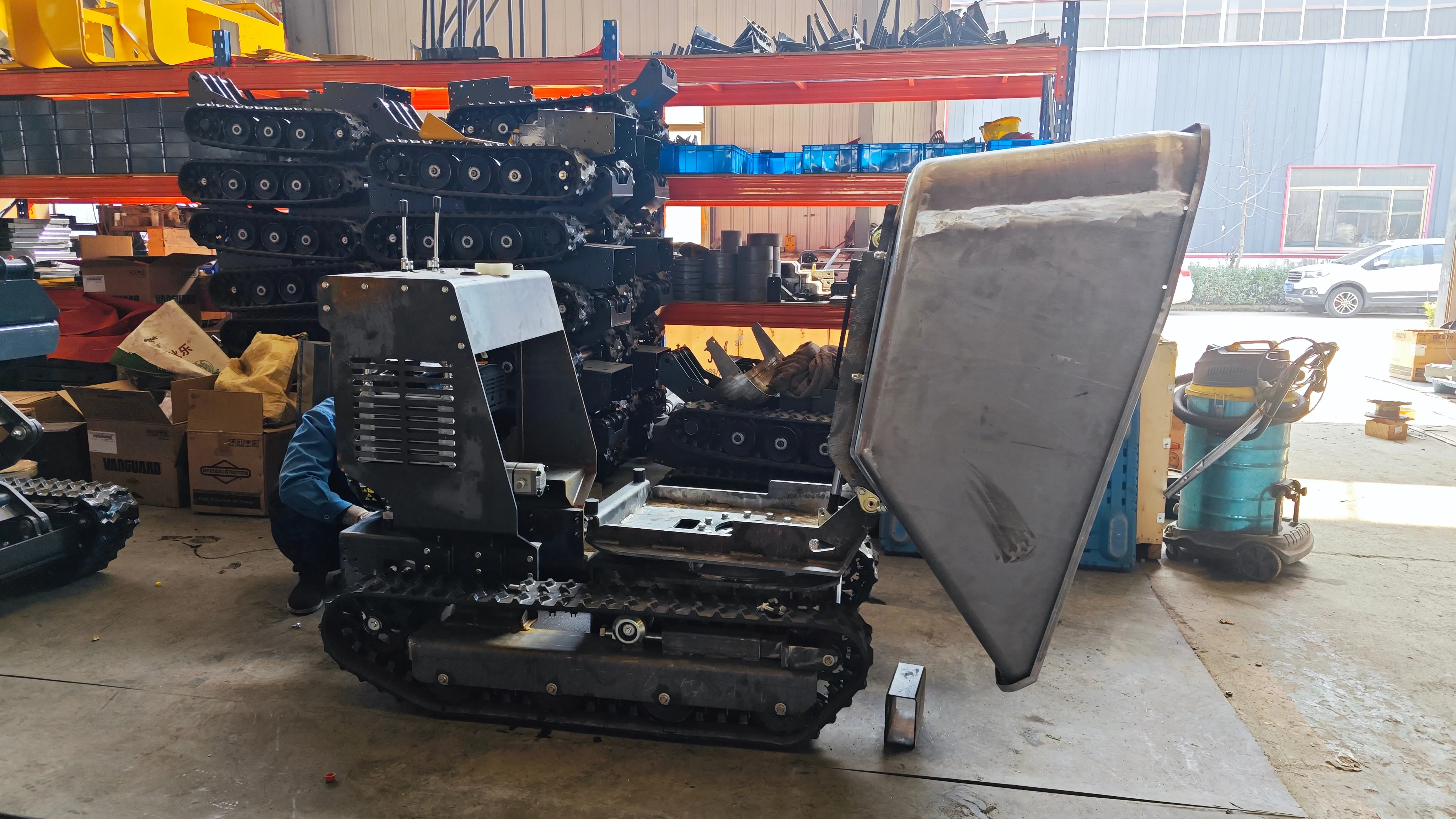 500kg 1000kg Mini Crawler Lifting Dumper Rubber Track Transporter ...