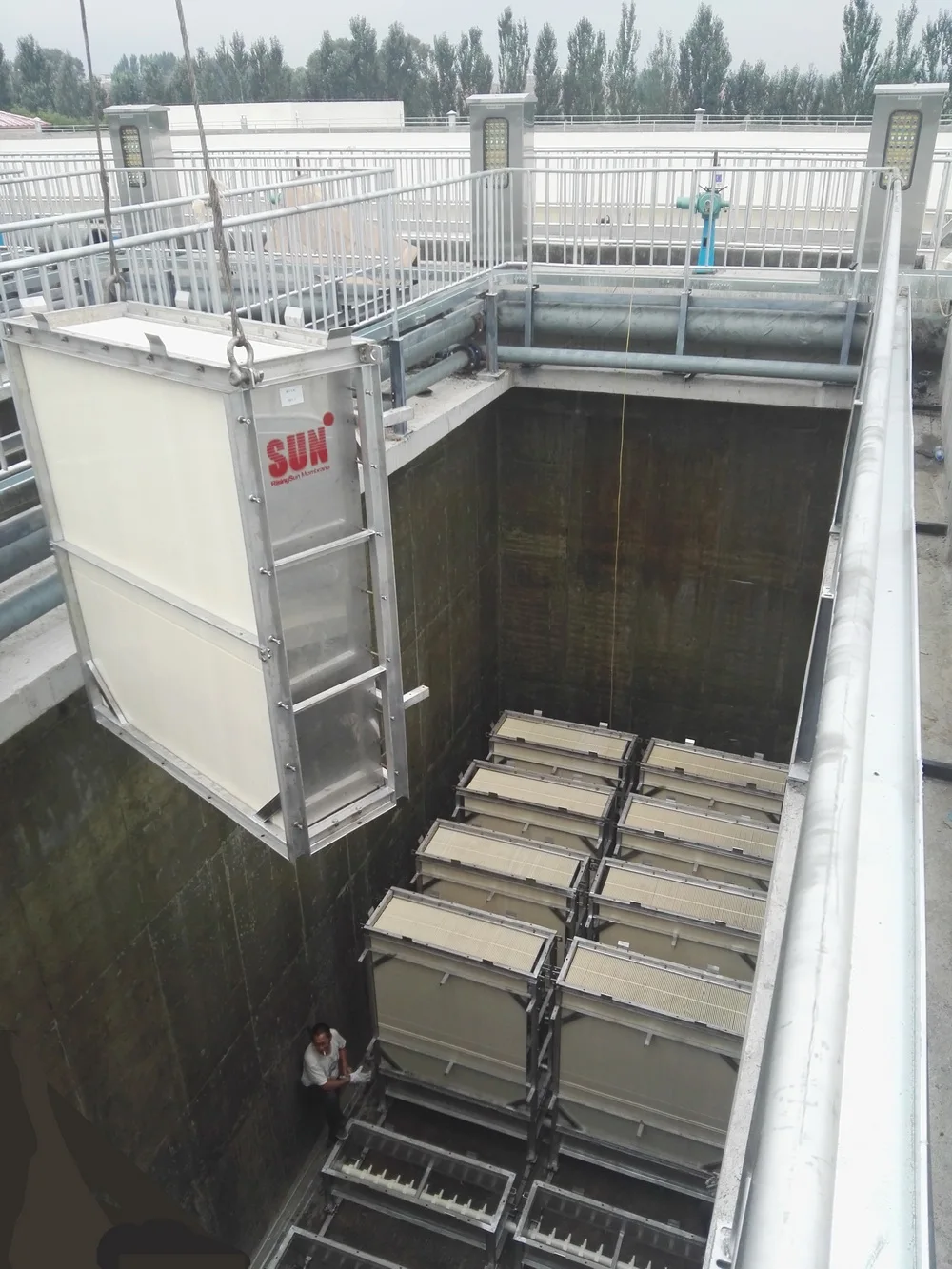 Polymeric Membrane PVDF Flat Sheet Module for Wastewater Treatment