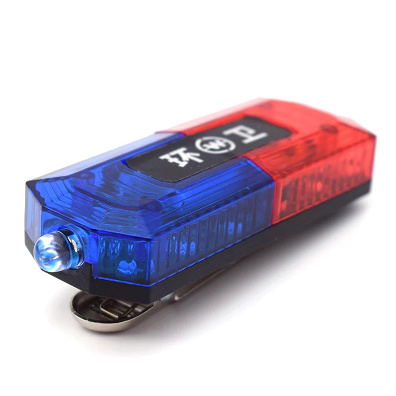 Double Sides Traffic Shoulder Led Rechargeable Flashing Warning Light ...