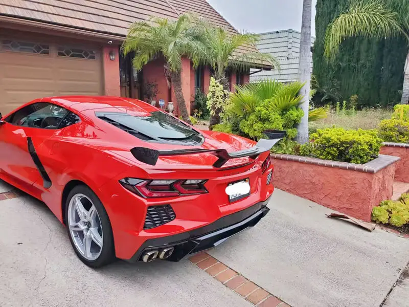 For Chevrolet Corvette C8 Z51 Stingray 20-22 Z06 Style Carbon Fiber ...