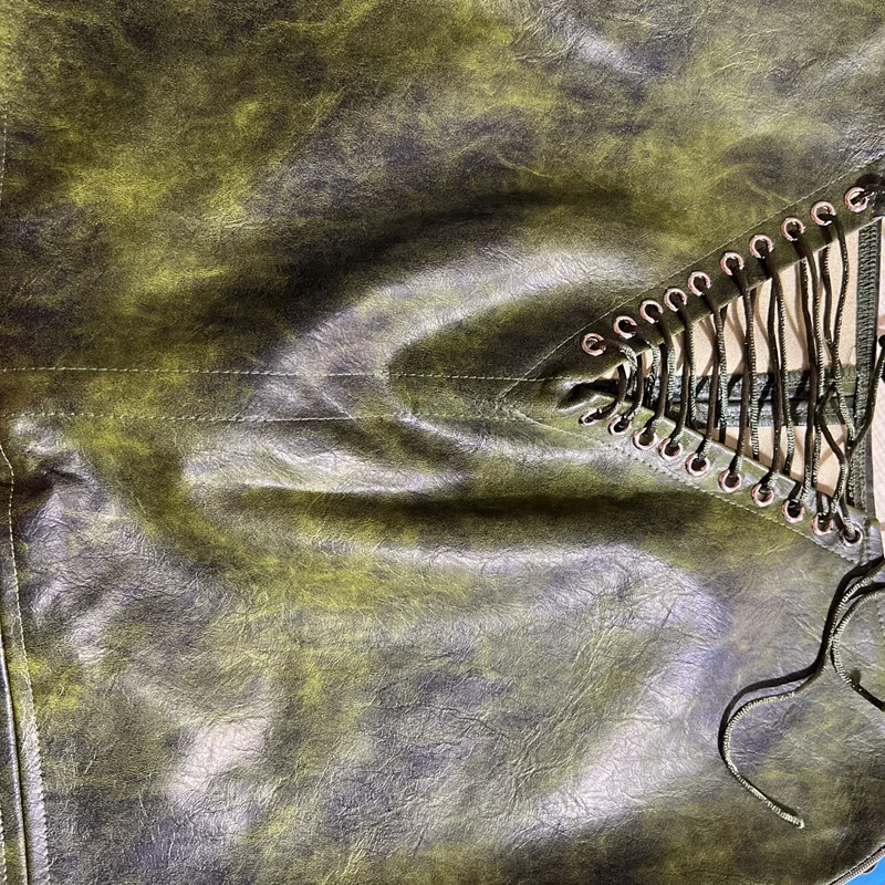 Liu Ming Trend Products 2024 Elegant Sexy Lace Up Fashion Club Party Pu ...