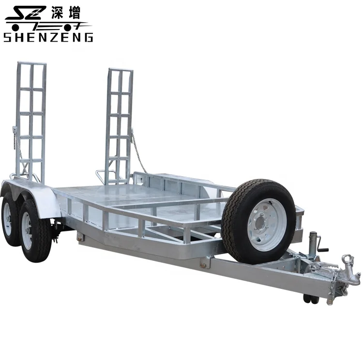 1Ton 2Ton 3Ton Trailer for Excavator Plant Trailer Transport Trailer ...