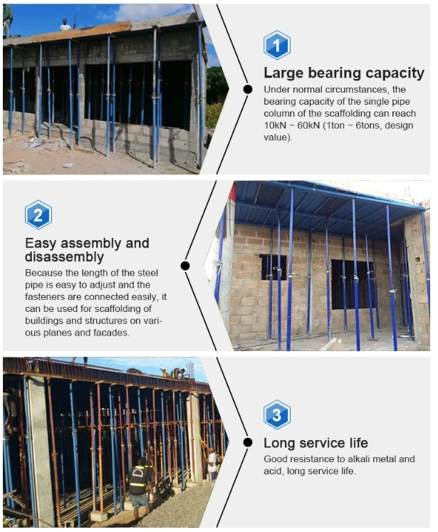 Metal Heavy-duty Adjustable Support Column Construction Steel Beam ...