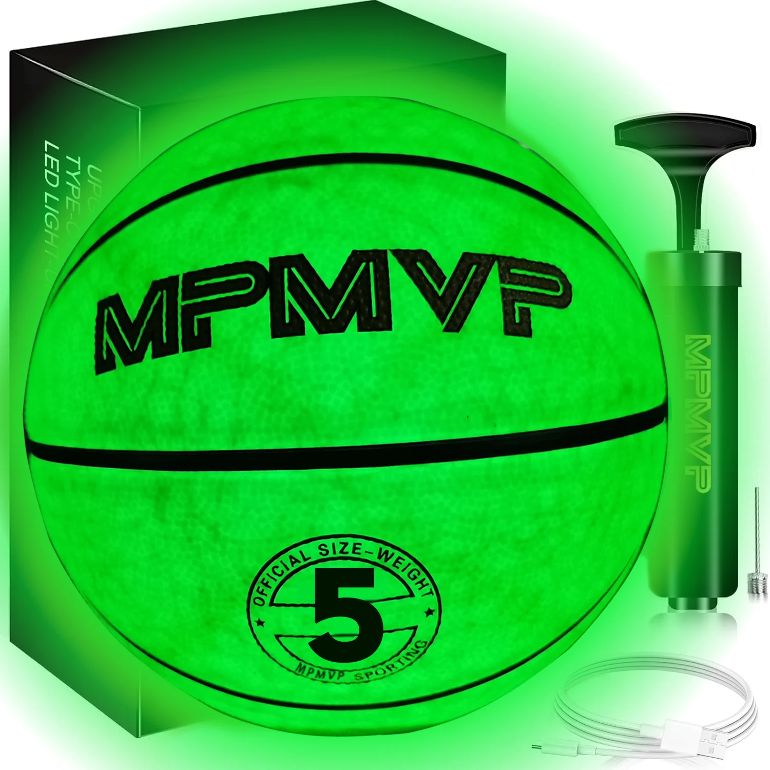 Patented Owner Rechargeable Glow In The Dark Led Footballs Night Sports ...