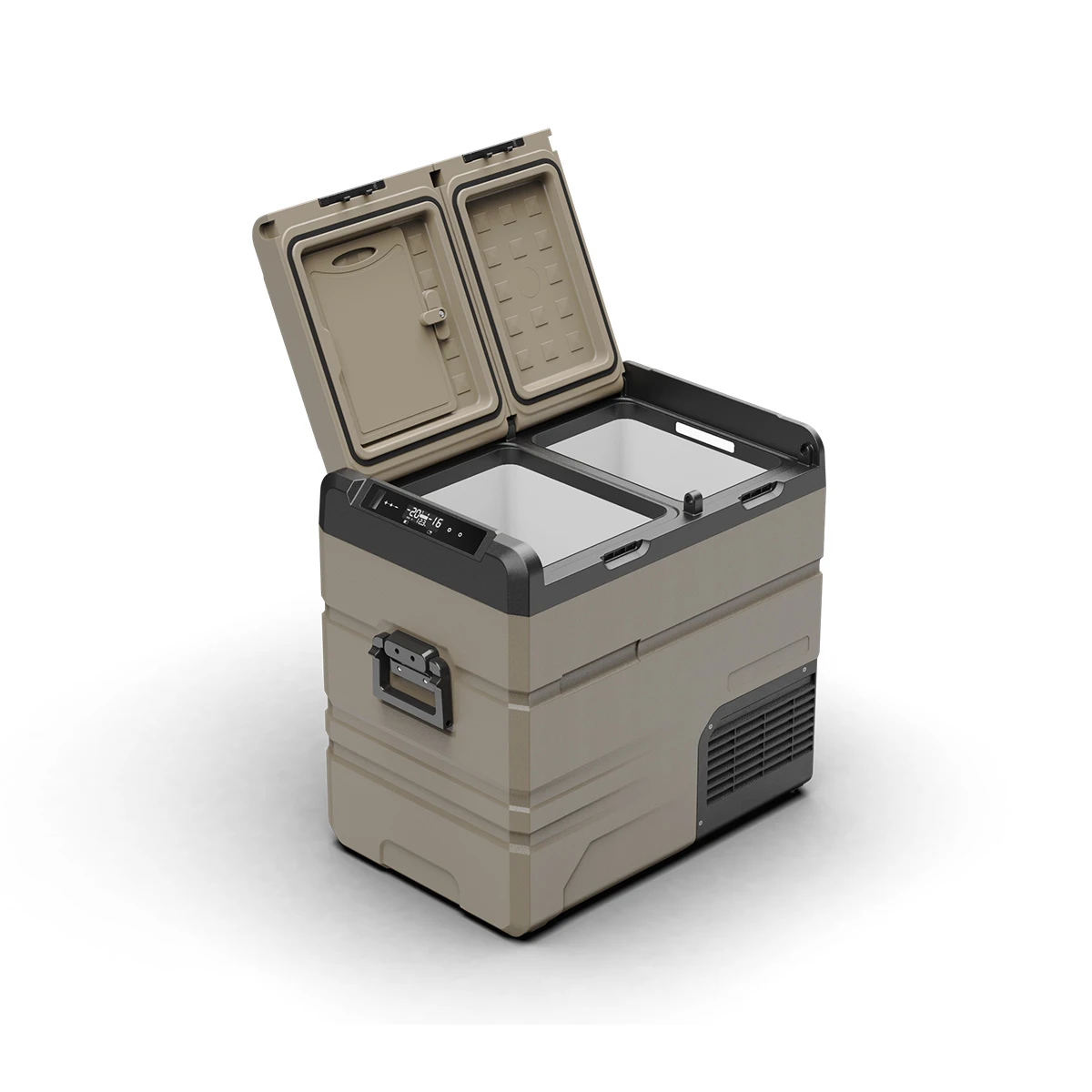 Ta55 Alpicool 55l Portable Led Control Built-in Light Car Fridge Ac To ...