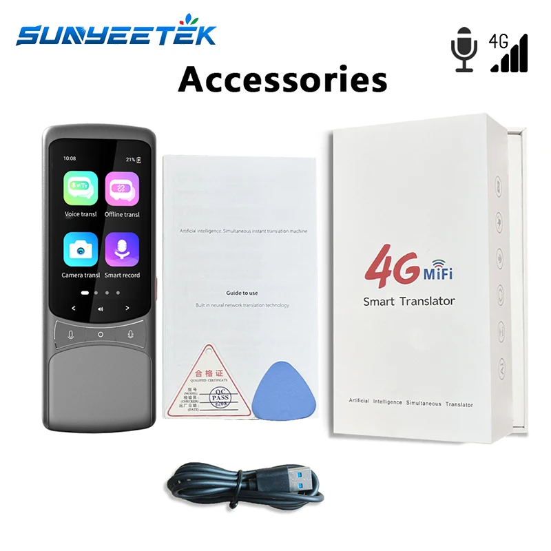 Sunyeetek Z3 Language Translator Voice Translate 134 Languages 4g/wifi ... Sunyeetek Z3 Language Translator Voice Translate 134 Languages 4g/wifi ...