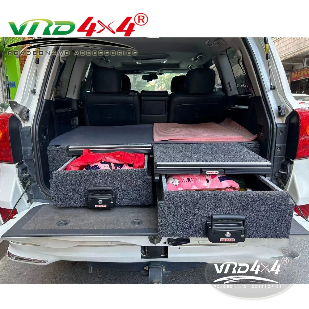 Lc200 Off Road Camp Kitchen Cooking Auto Storage Draw System Metal ...