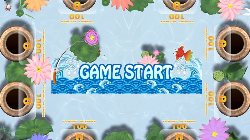 Fish Scoring Machines Interactive Floor Projector Multi Player Game ...