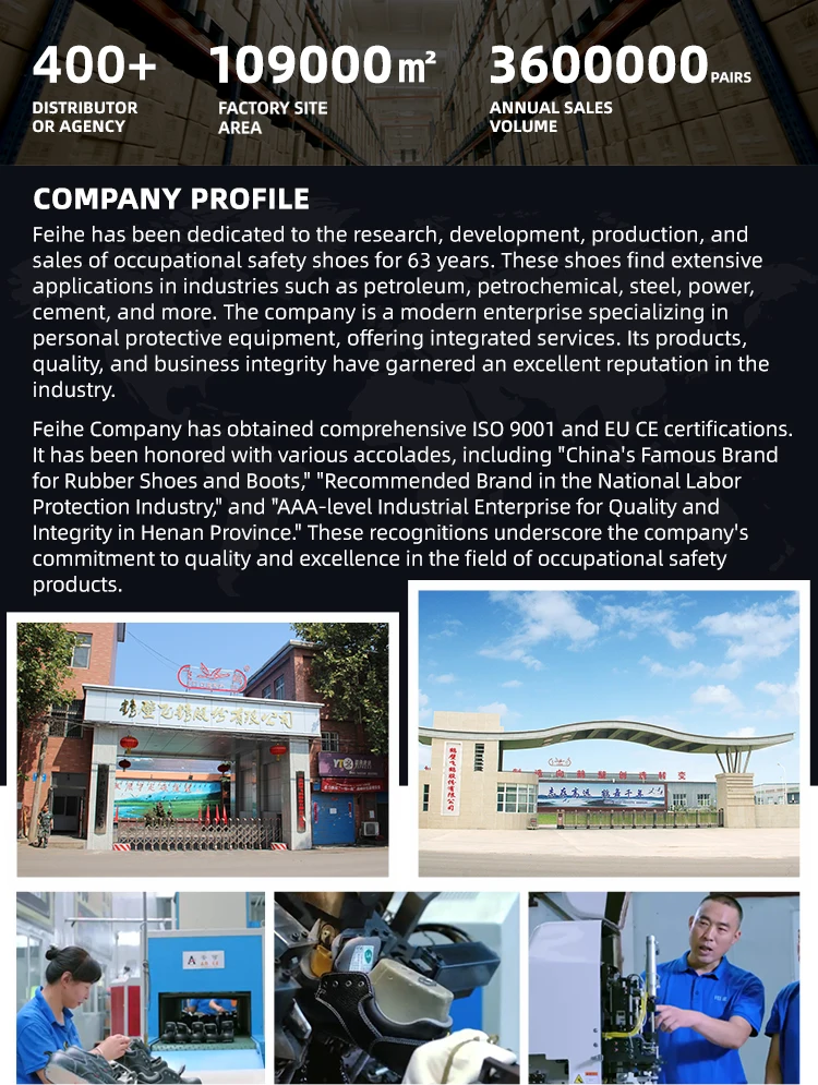 Fh1961 Safety Shoes Puncture-resistant Safety Shoes With Steel Toe For ...