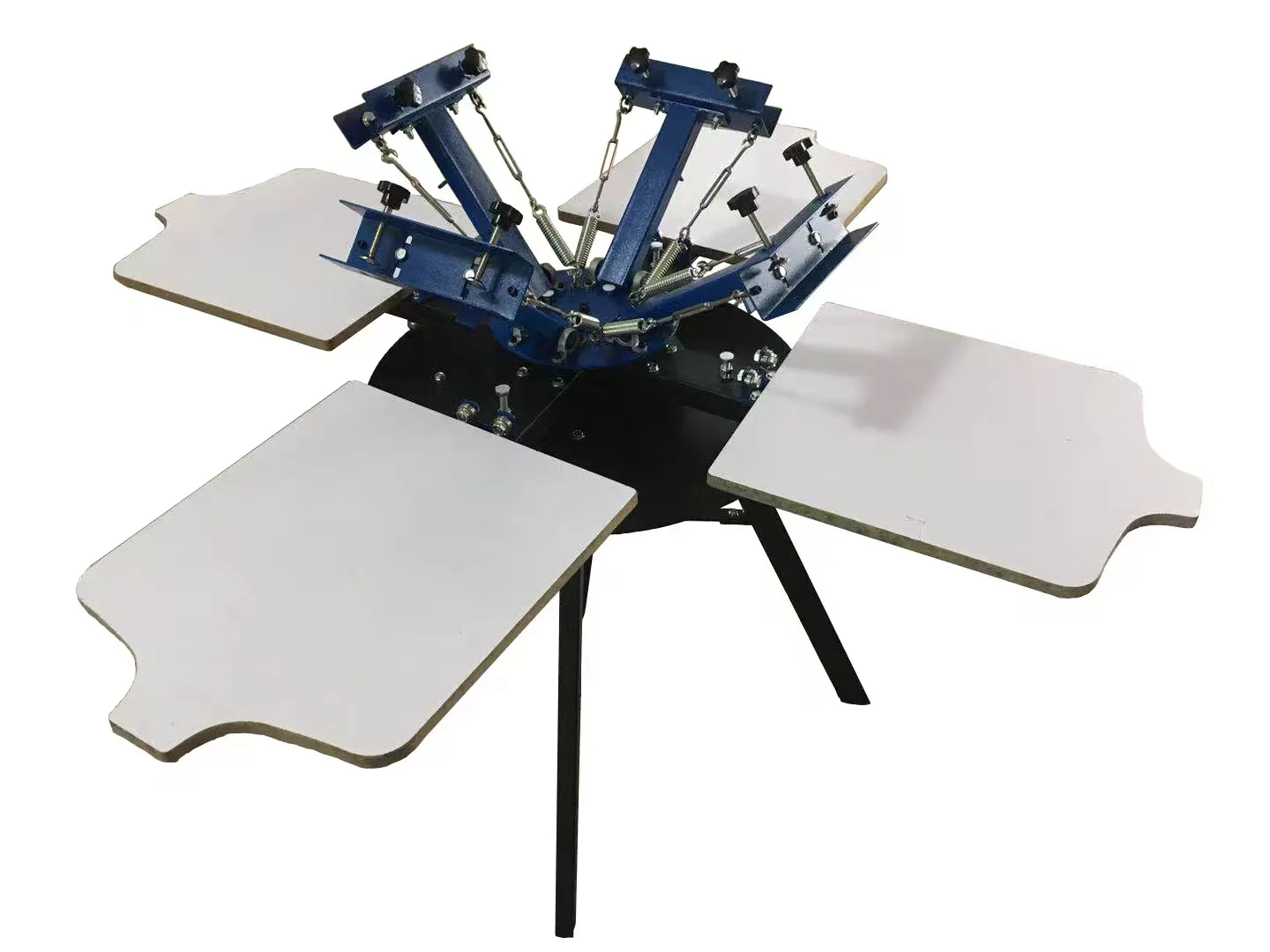 Four-color Four-station Manual Screen Printing Machine Printing Machine ...