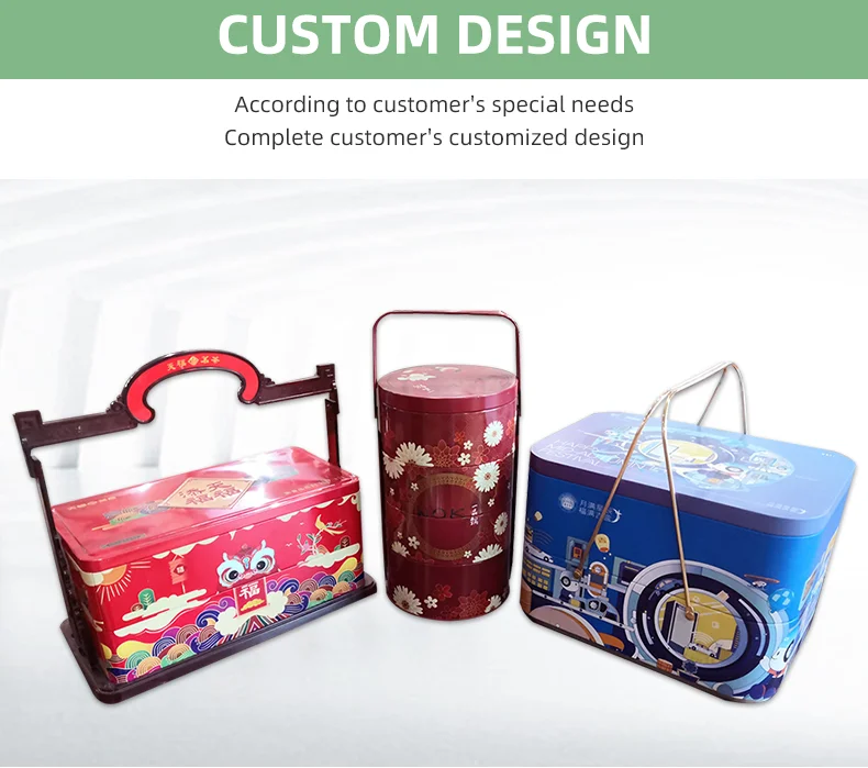 Metal Chocolate Gift Box Packaging Wedding Cake Candy Boxes Butter ...