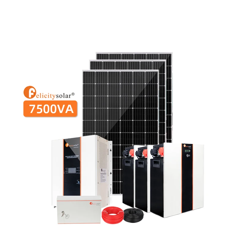 Whole House Solar Power System For Home 6kw M-fotovoltaic Panel System ...