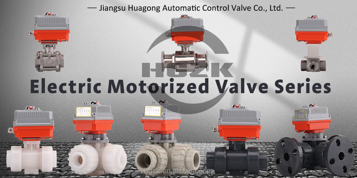 Upvc 3-way Water Ball Valve 4-20ma Electric Actuated Modulating Type ...