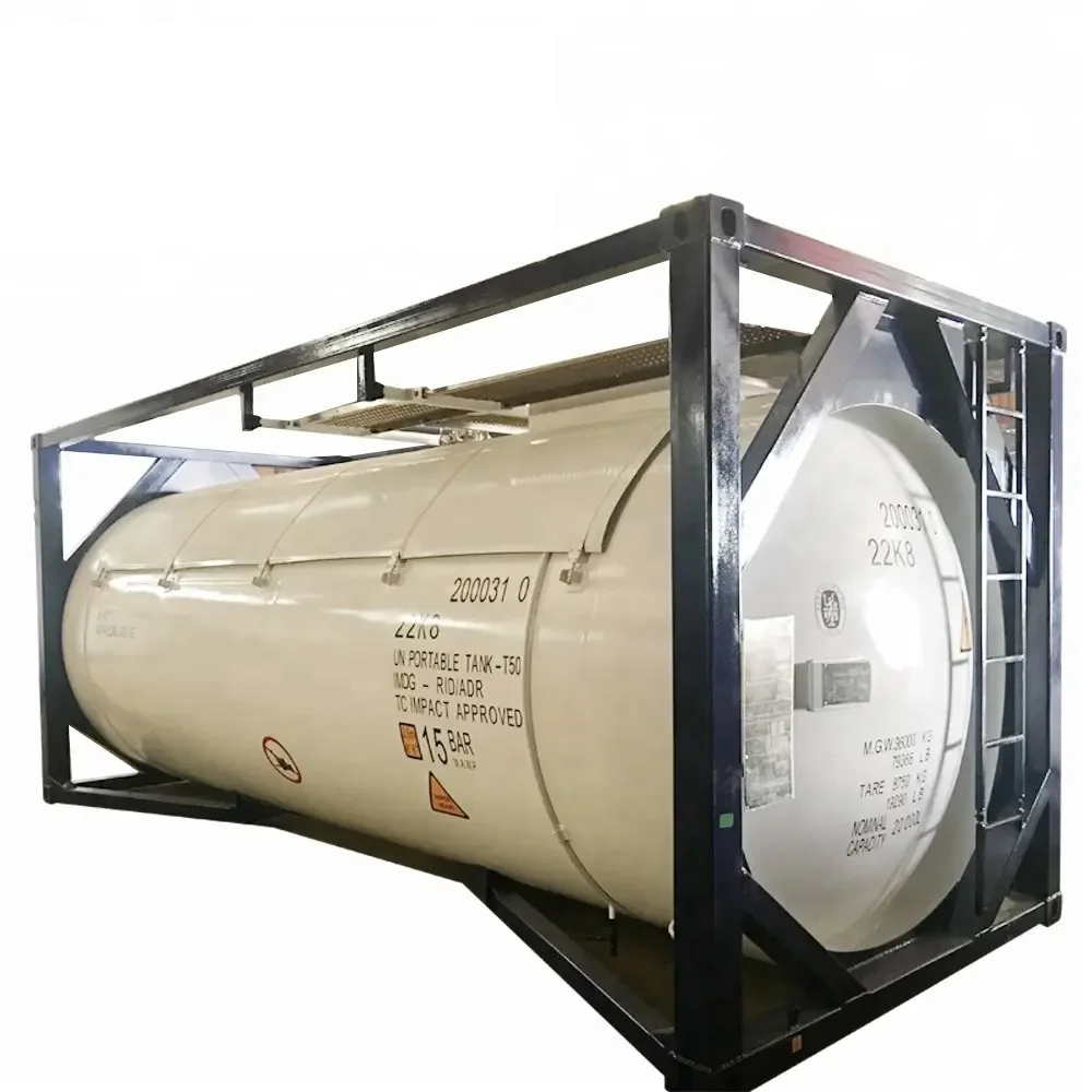 20ft Cryogenic Iso Tank Container Iso Tank T75 Transport Tcs Container ...