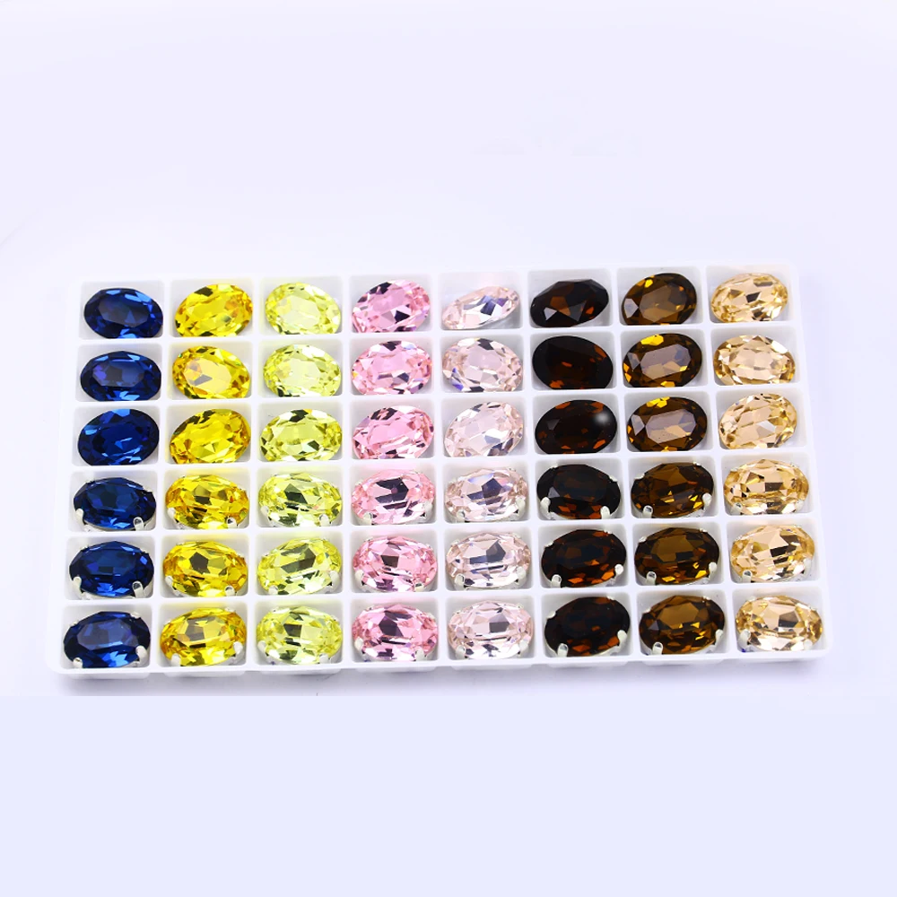 Dongzhou Oval Rhinestones - Crystal for Jewelry Making